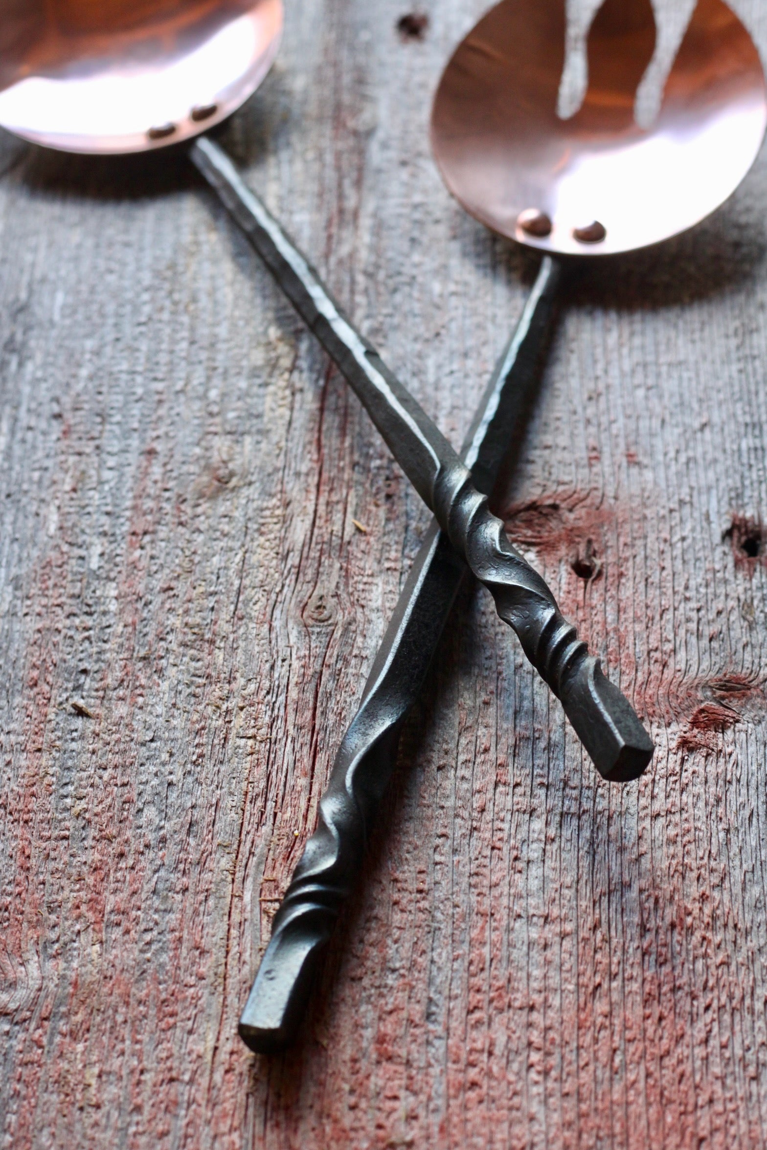 Copper Salad Tongs– Wicks Forge