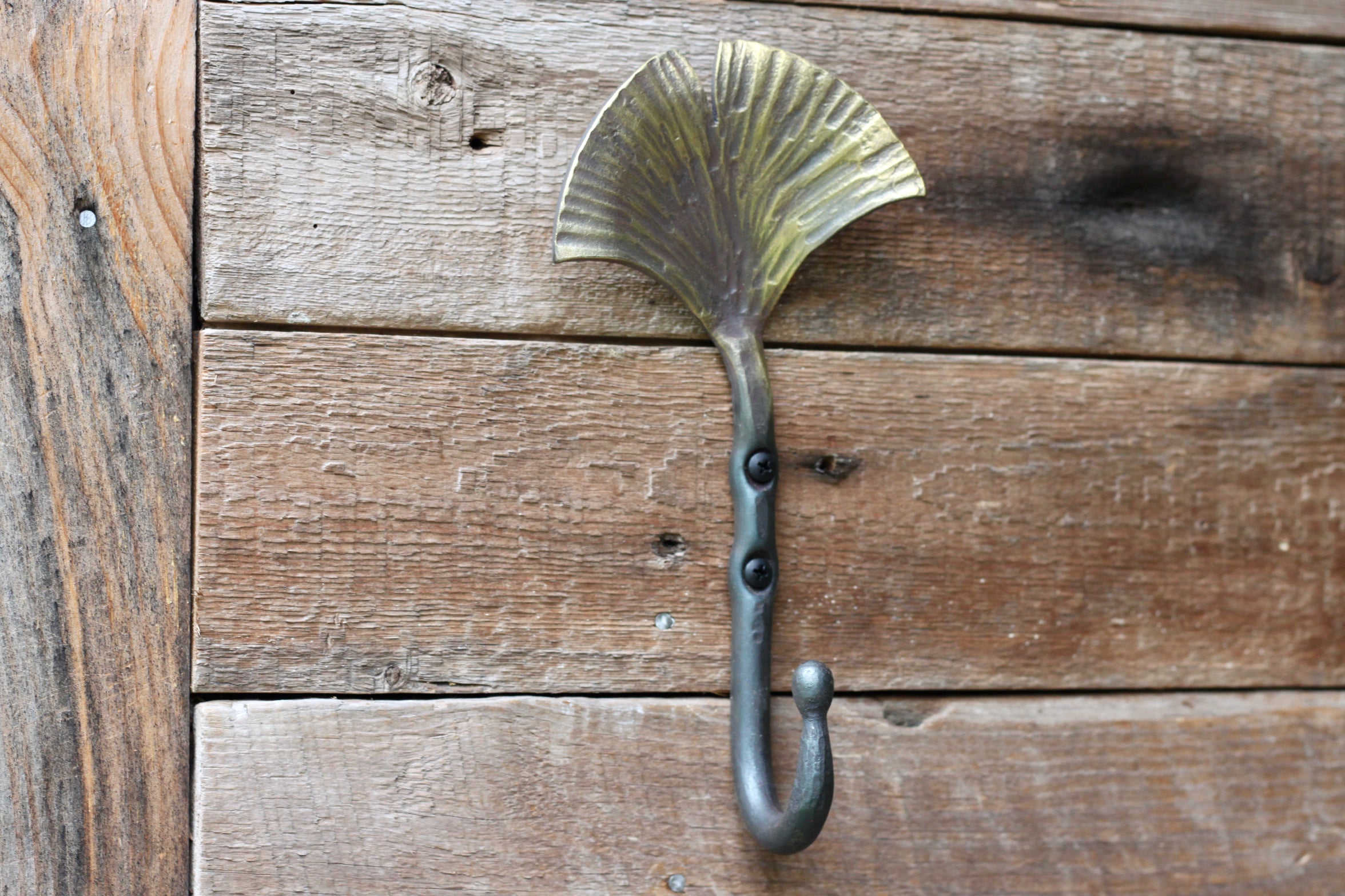 Ginko Leaf Hook | Wicks Forge