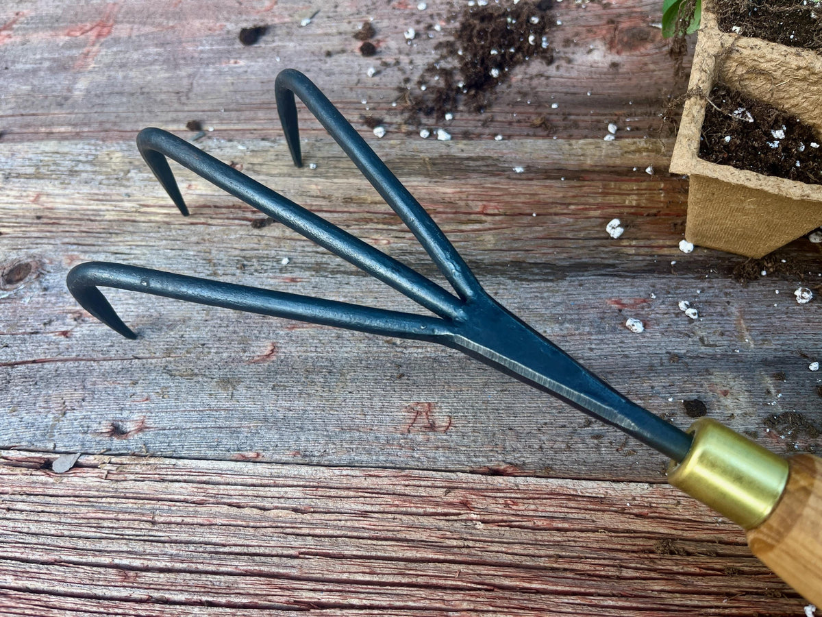 Long Handle Garden Rake– Wicks Forge