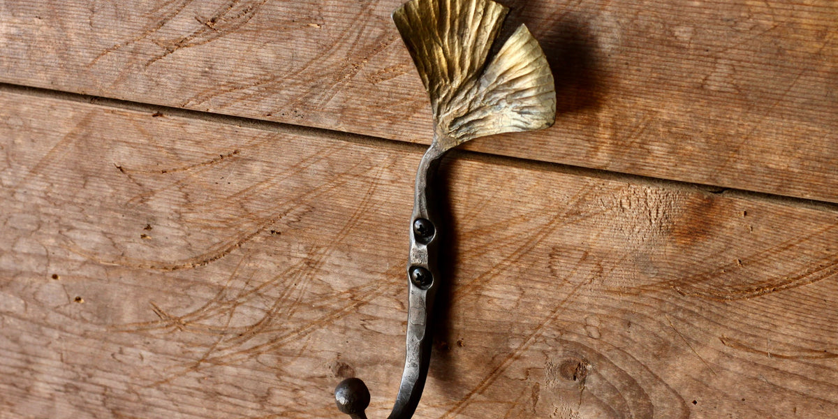 Ginko Leaf Hook | Wicks Forge