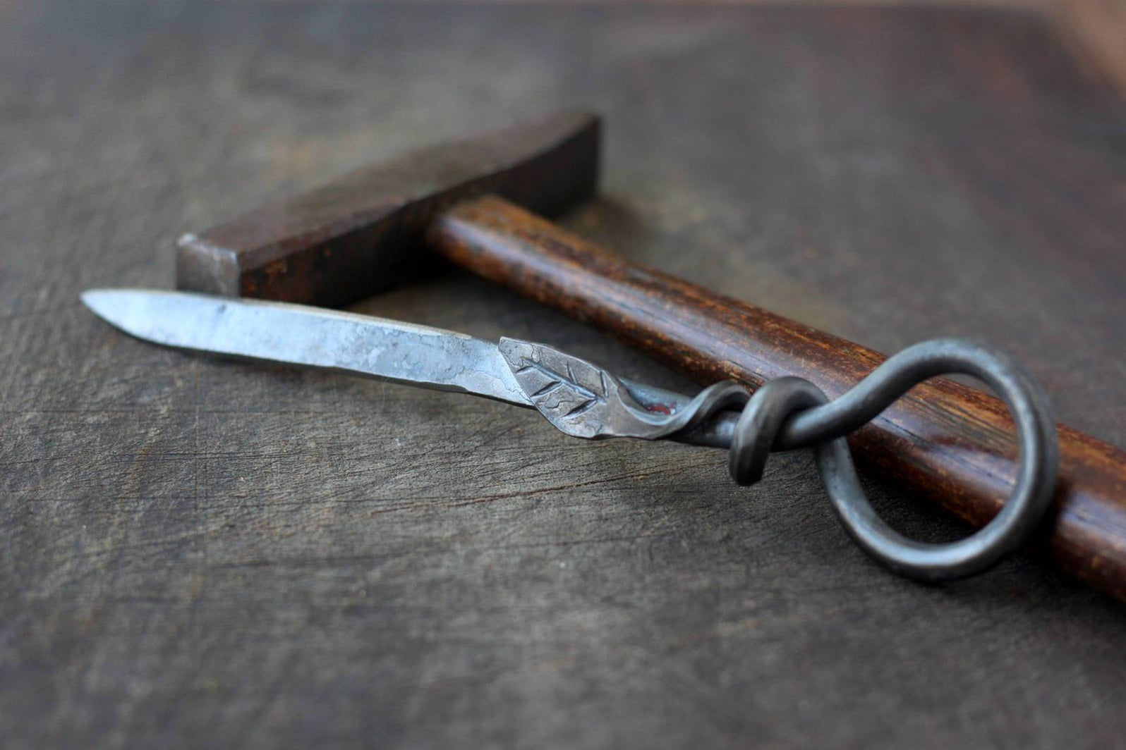 Personalized Letter Opener - Leaf | Wicks Forge
