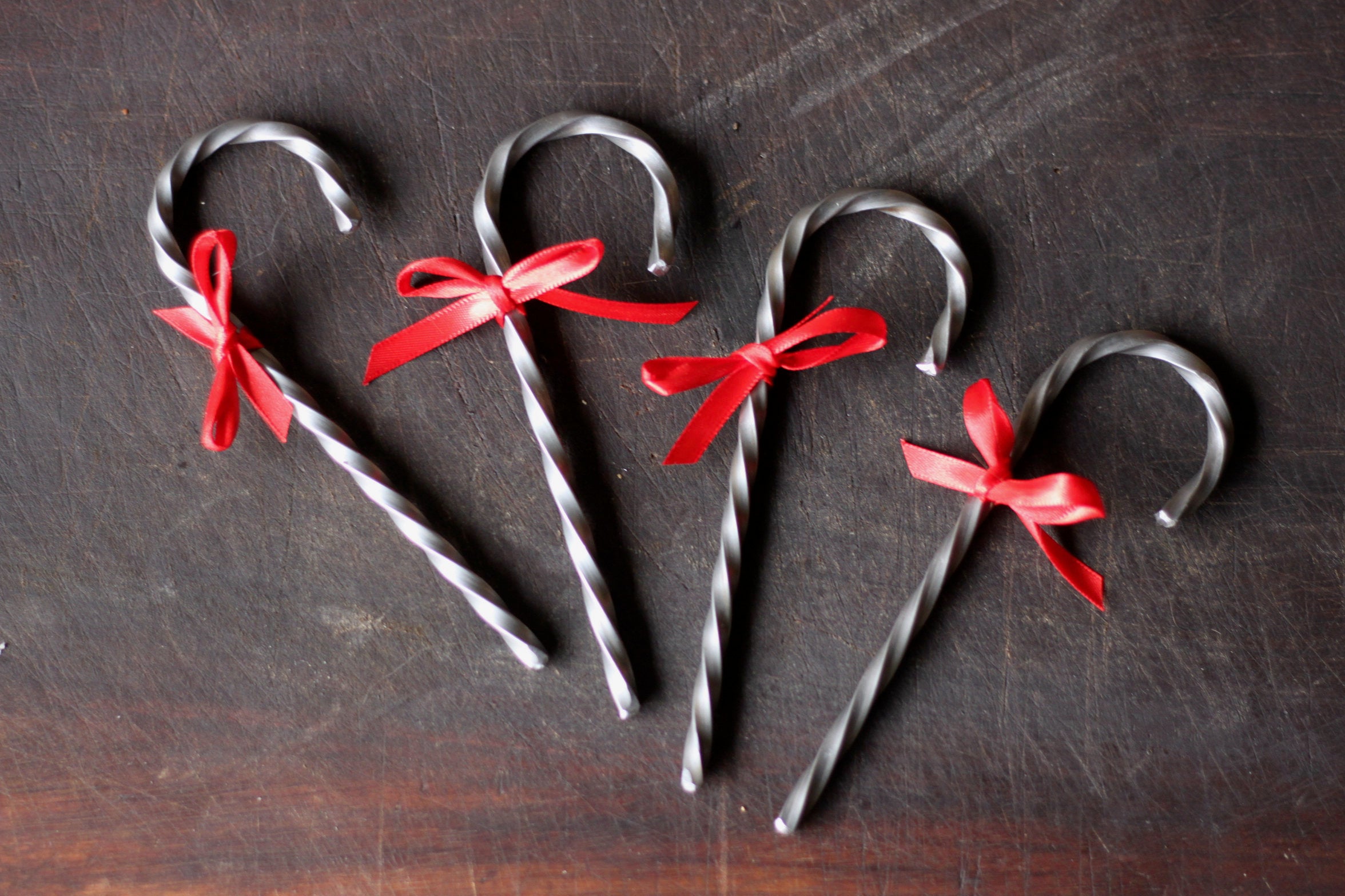 Steel Candy Cane Ornament– Wicks Forge